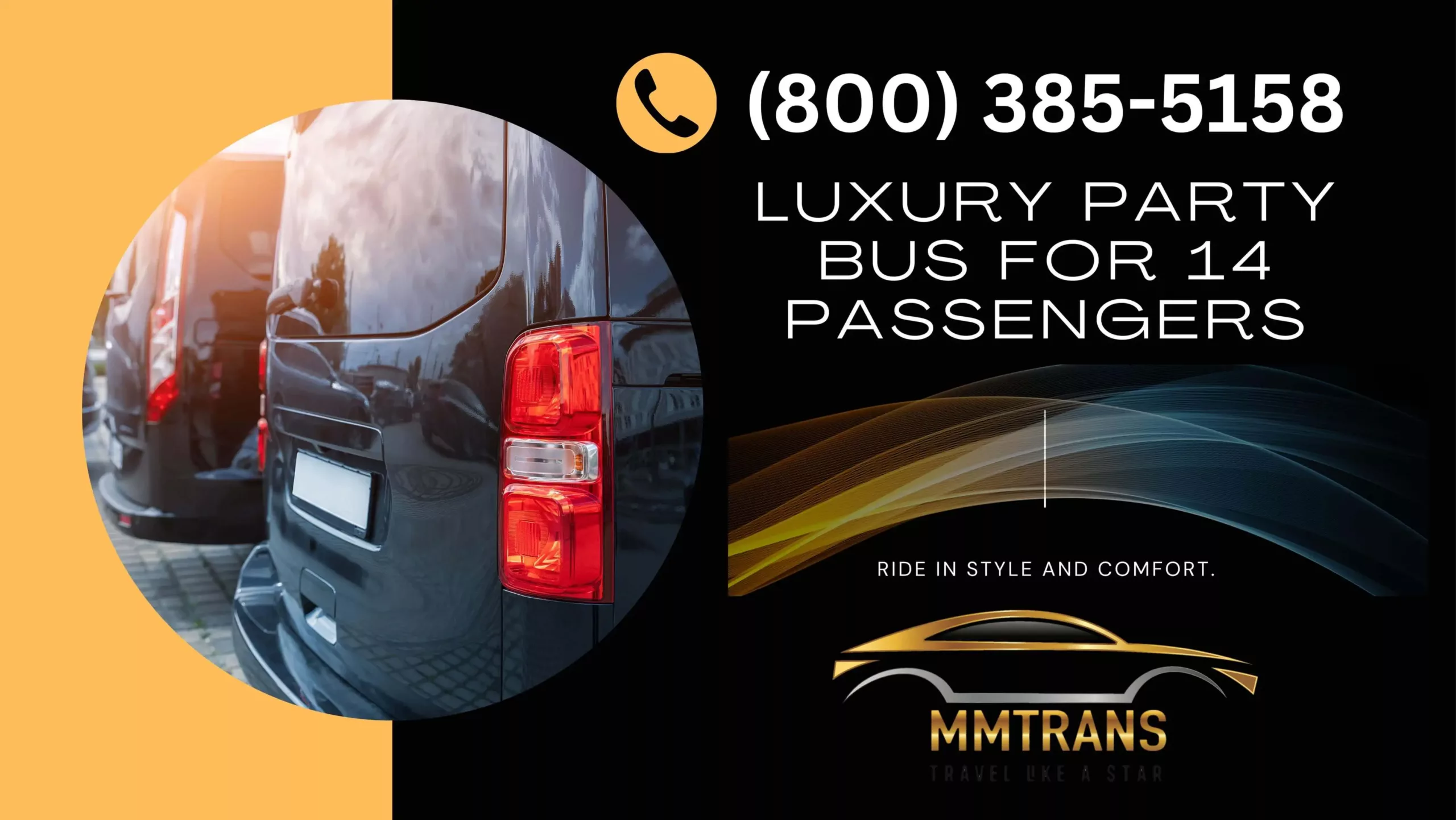 14 Passenger Mercedes Sprinter Party Bus